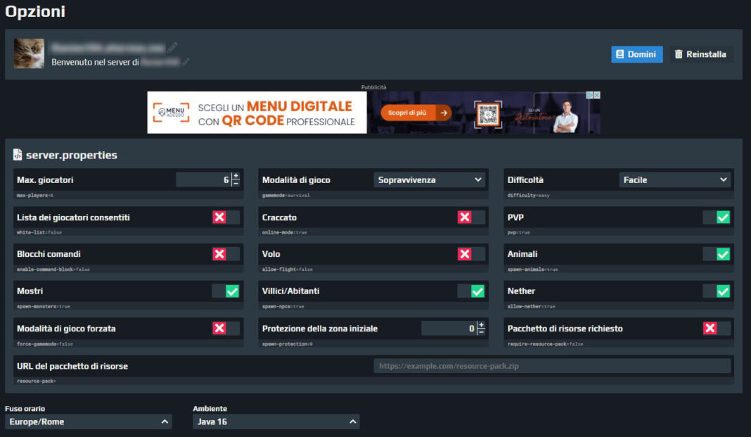 Come fare un Server Minecraft gratis con Aternos - Ranieri's Desk